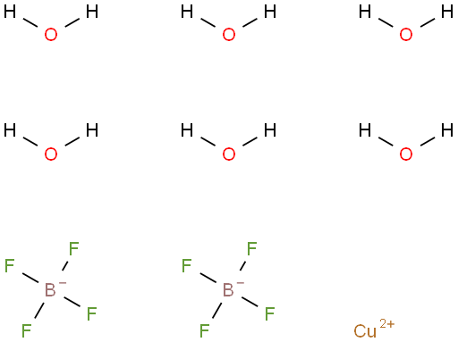 六水合四氟硼酸铜(II，Borate(1,tetrafluoro, copper(2+) (2:1, hexahydrate (9CI ...